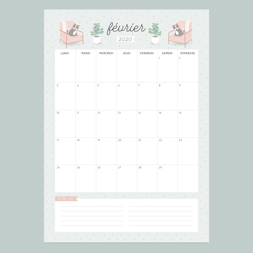 Le calendrier DIY – Février 2020 – Zü – le Blog